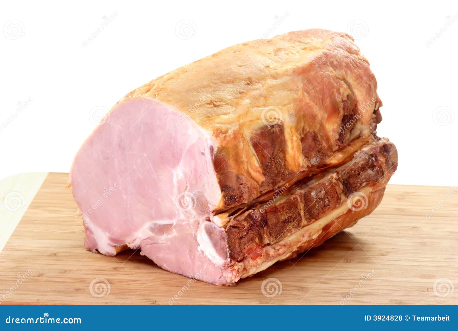 Pork ham meat stock photo. Image of cholesterol, grocery - 3924828