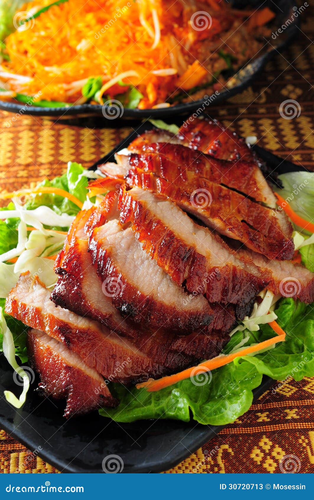 Pork Jowl stock image. Image of closeup, cuisine, thai - 30720713