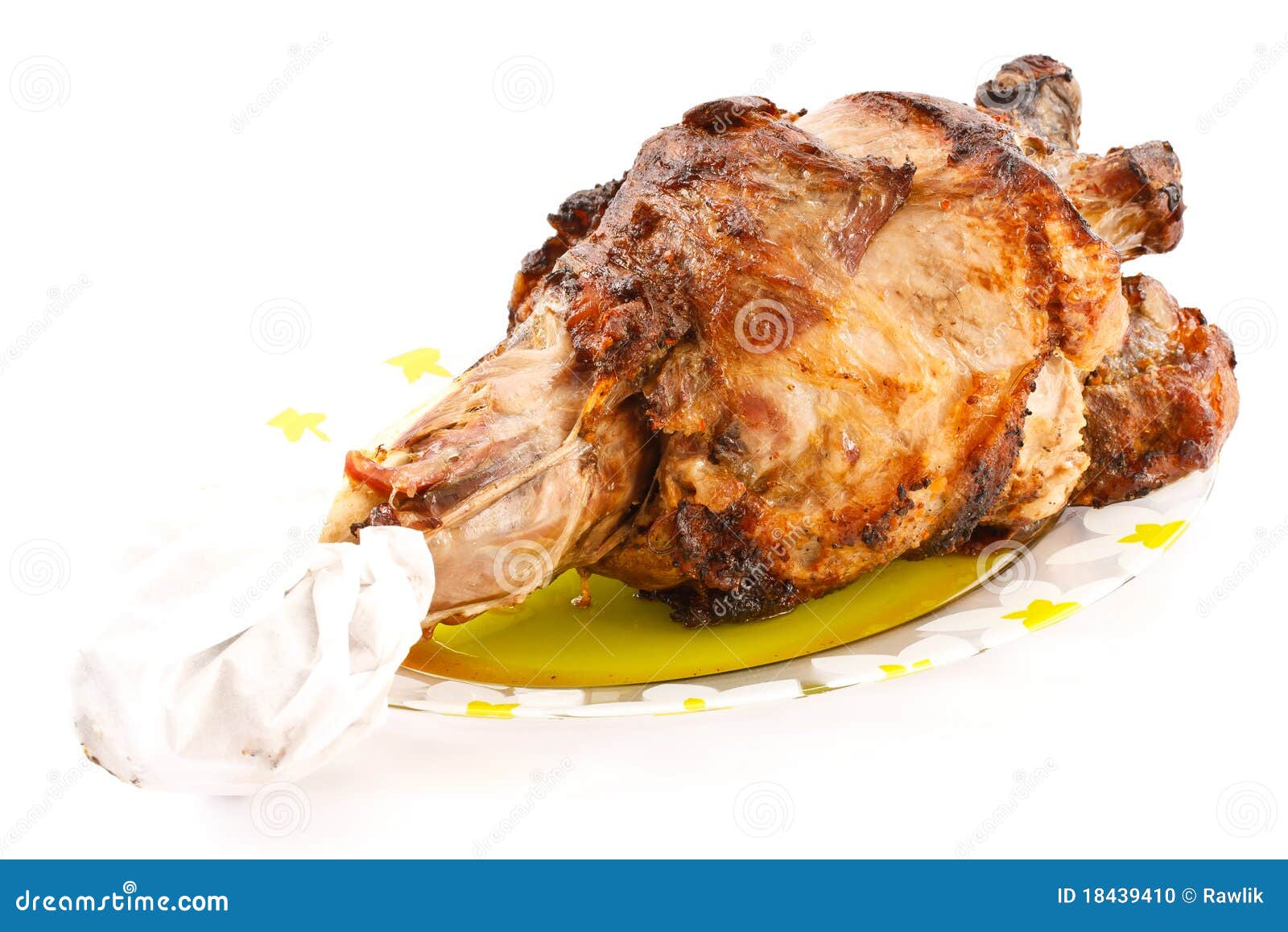 Pork leg roast stock photo. Image of pork, christmas - 18439410