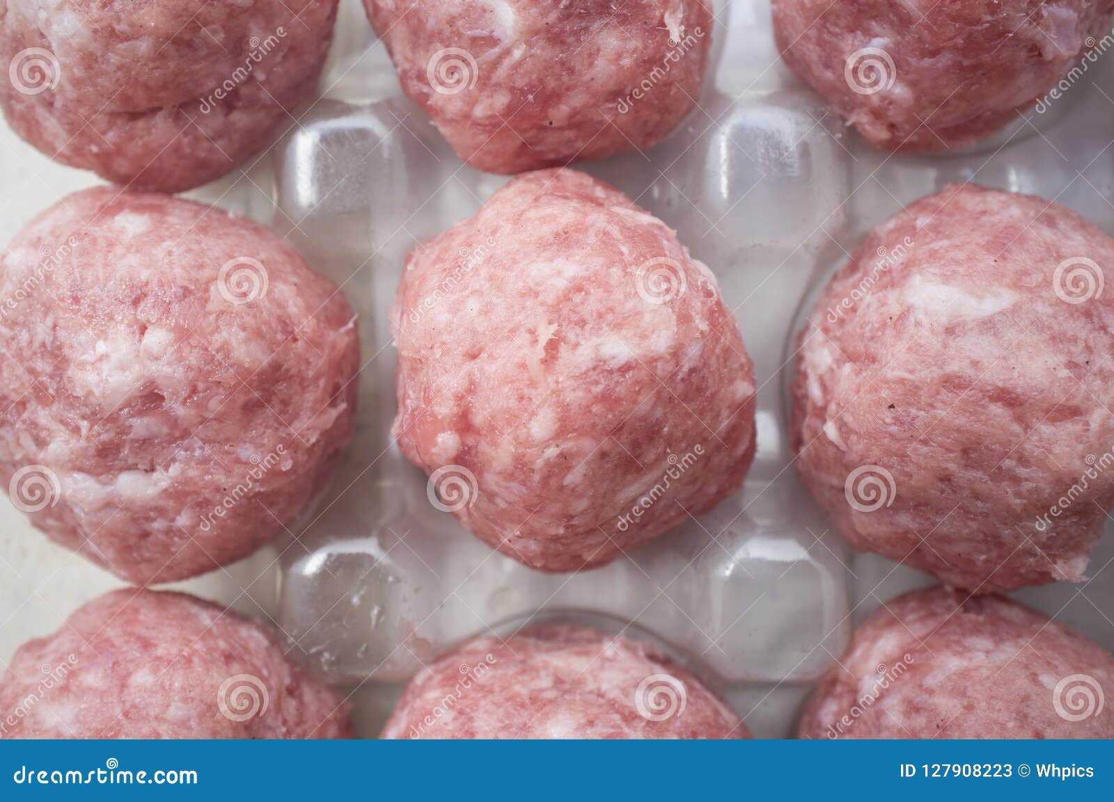 Pork meat balls stock image. Image of meal, freshness - 127908223