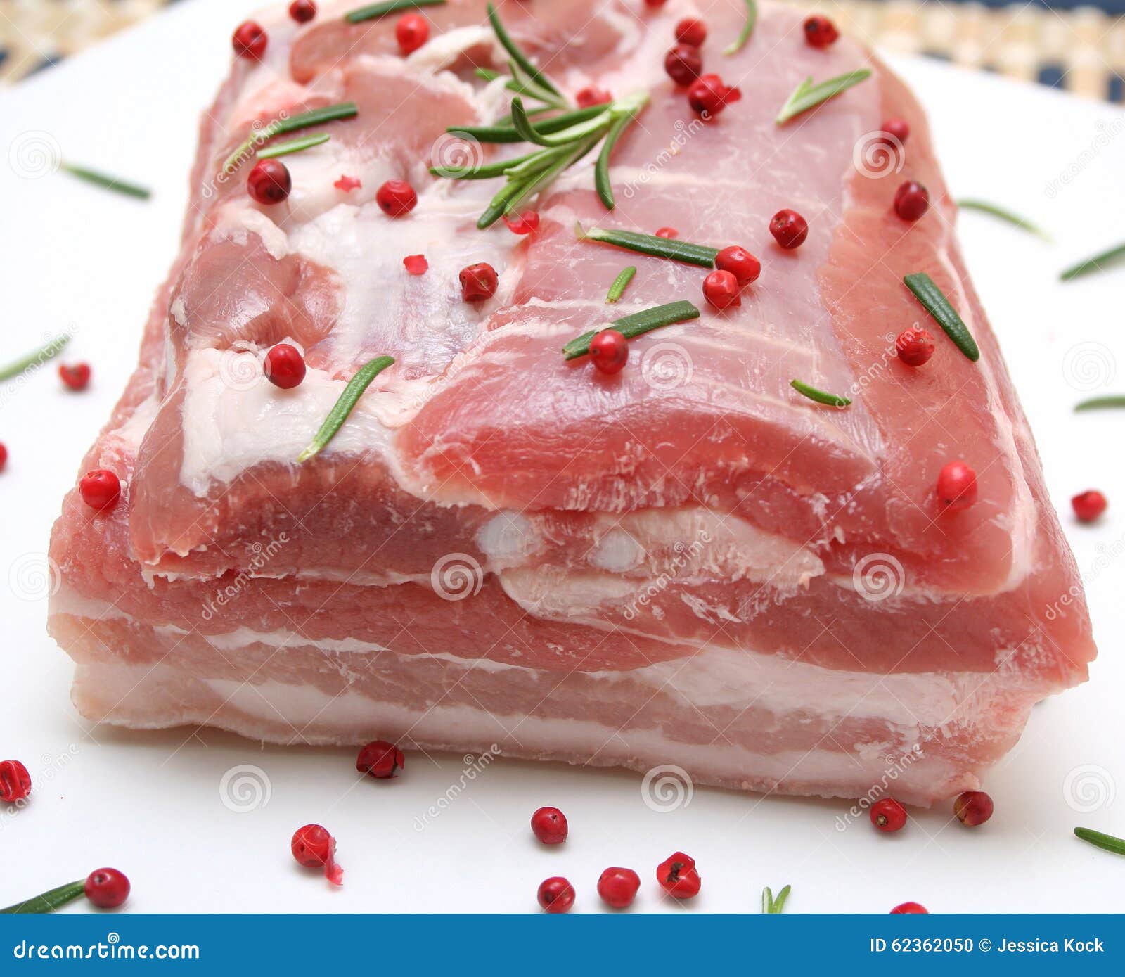 Pork meat stock photo. Image of spices, pork, pepper - 62362050