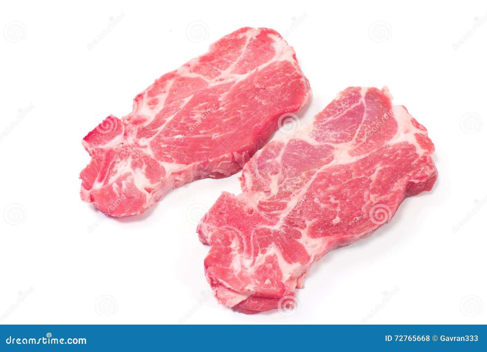 Pork neck chop meat stock photo. Image of ingredient - 72765668