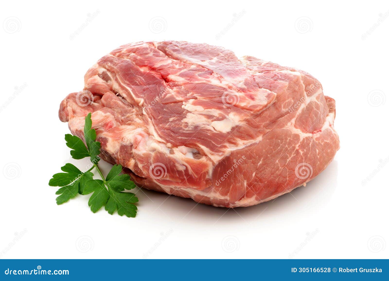 Pork neck stock photo. Image of slaughterhouse, meat - 305166528