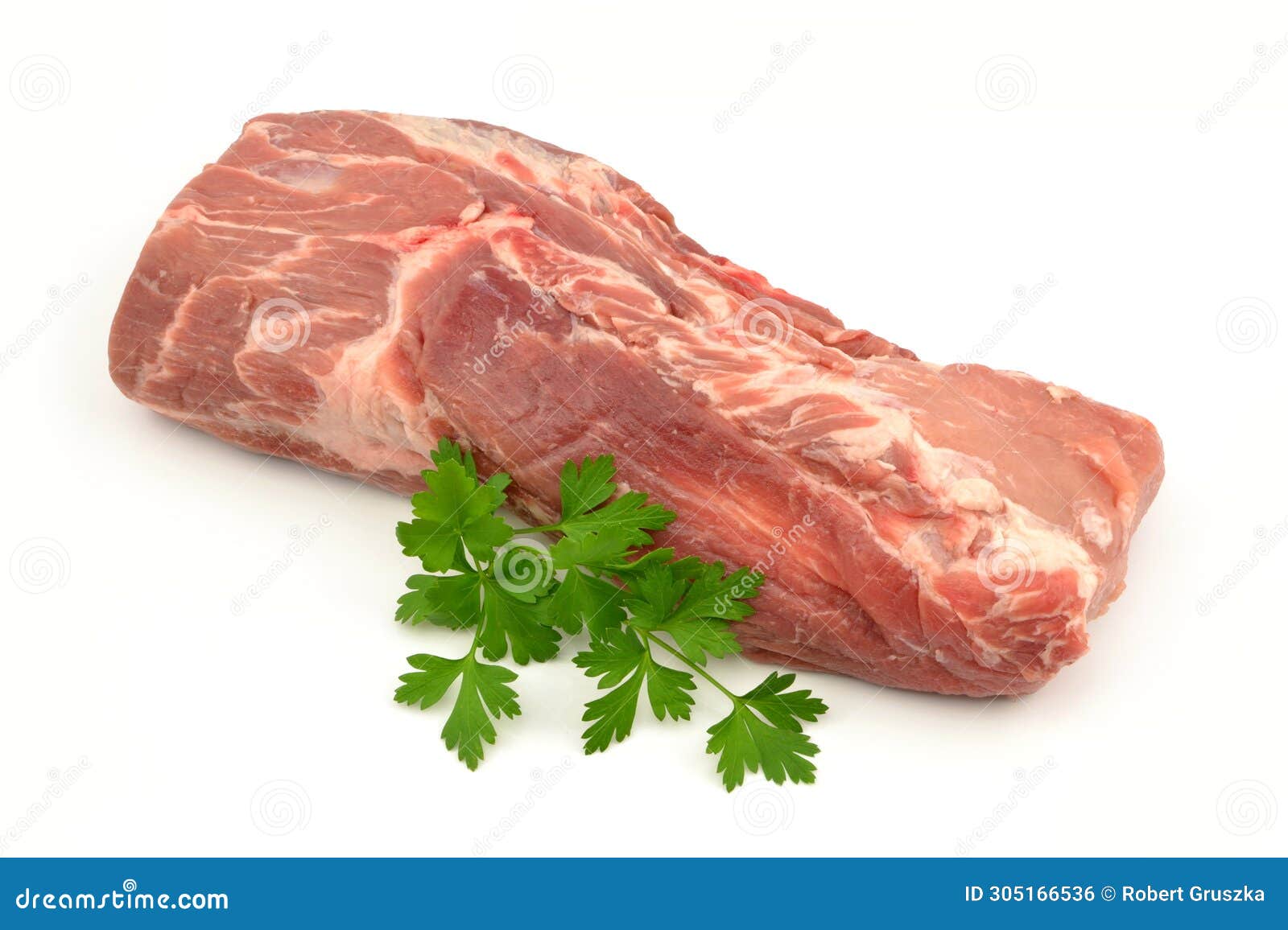Pork neck stock photo. Image of isolated, slaughterhouse - 305166536
