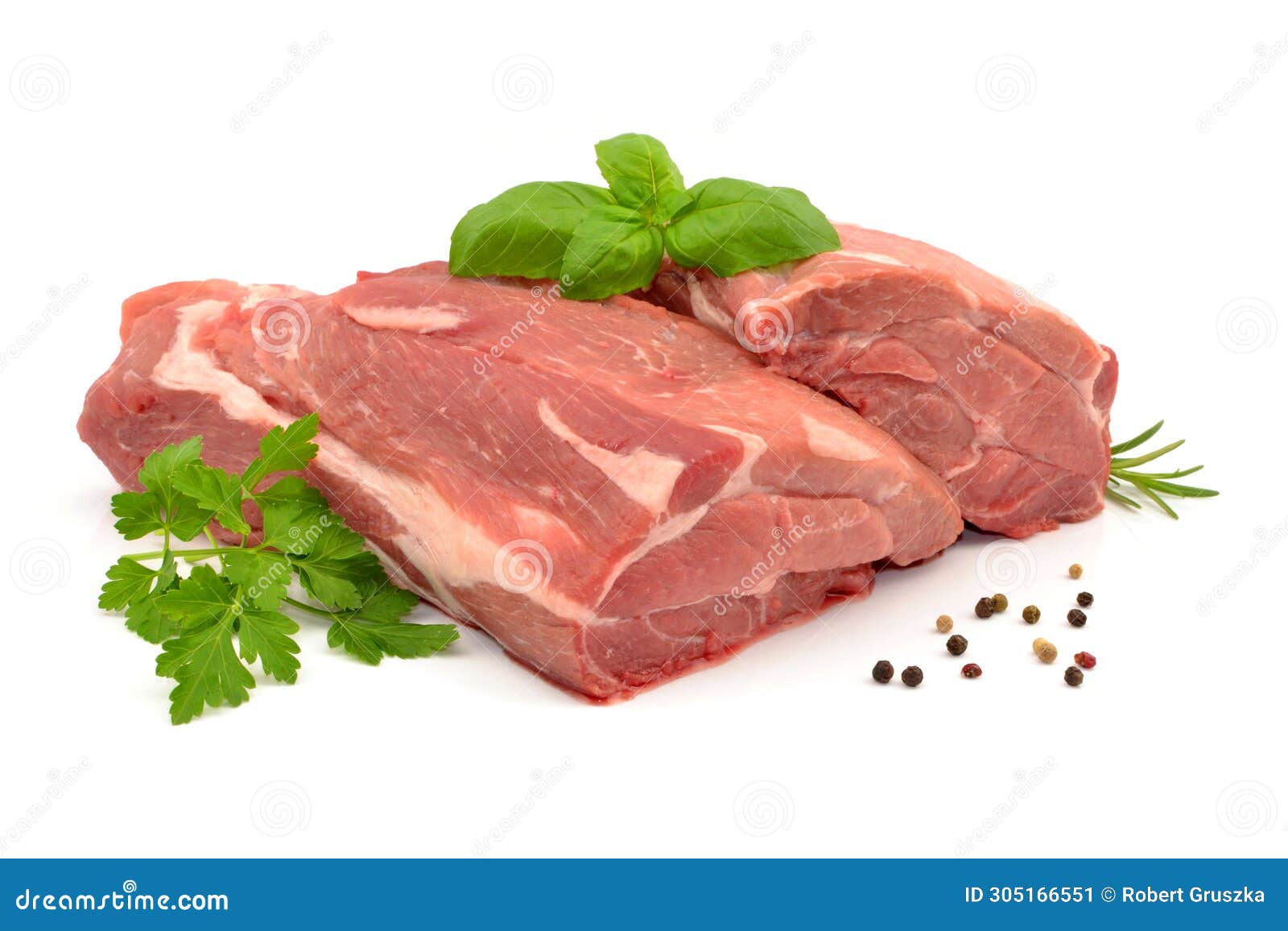 Pork neck stock image. Image of slaughterhouse, lunch - 305166551