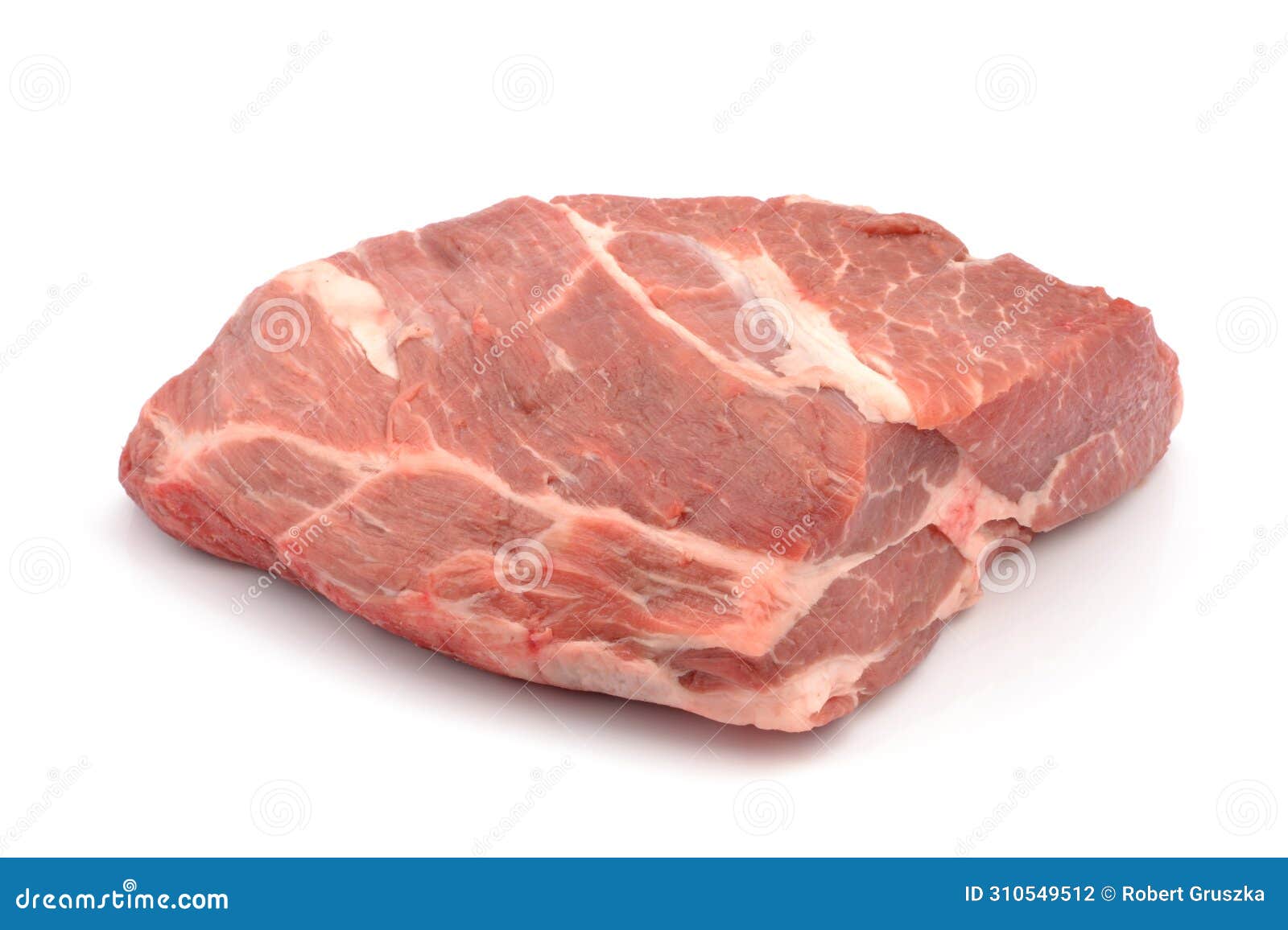 Pork neck stock photo. Image of isolated, meat, lunch - 310549512