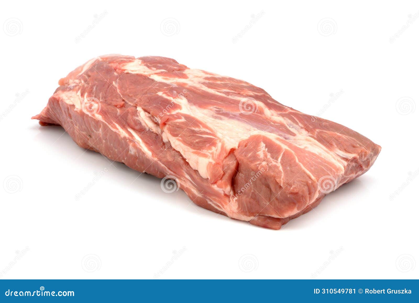 Pork neck stock image. Image of white, pork, isolated - 310549781