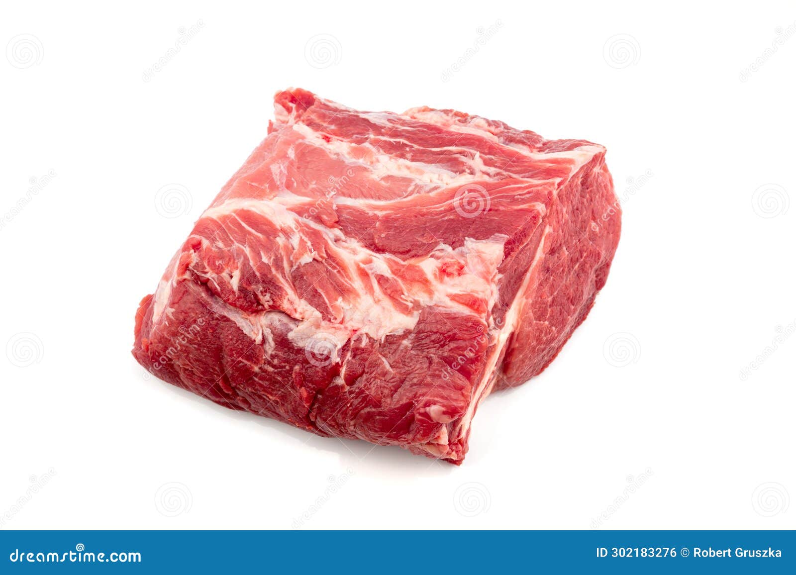 Pork neck stock photo. Image of meat, food, isolated - 302183276