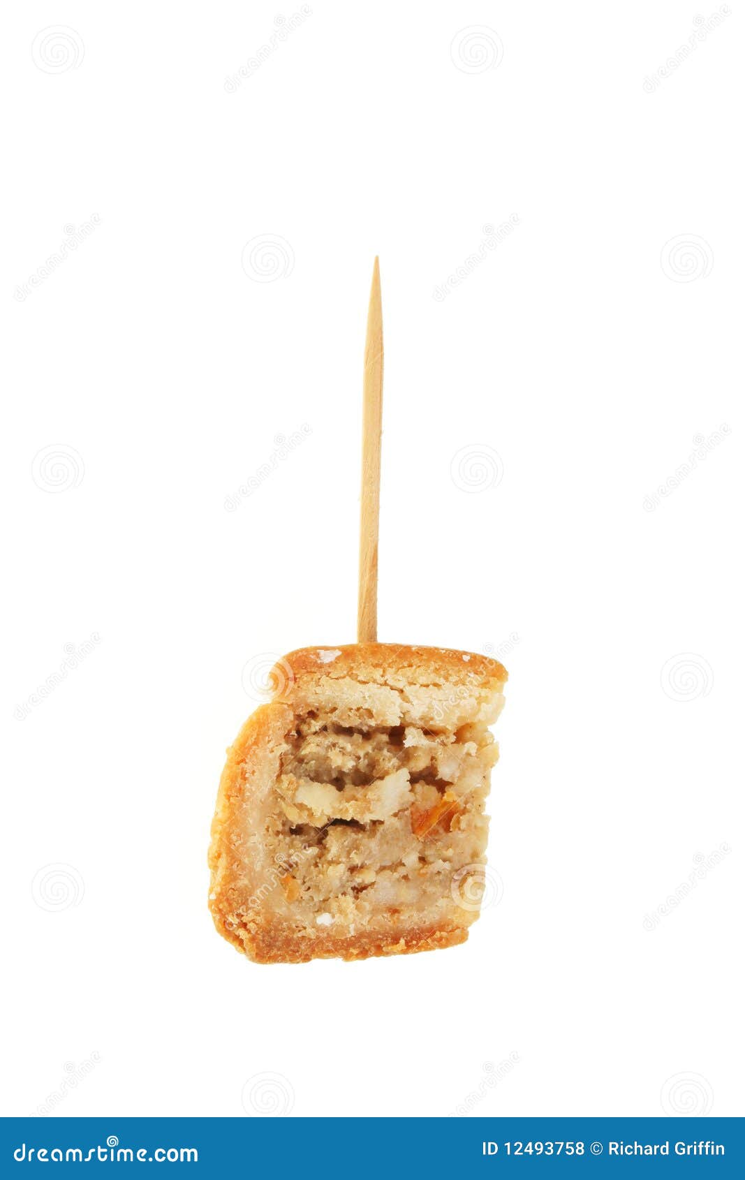 Pork Pie on a Cocktail Stick Stock Photo - Image of nibble, food: 12493758