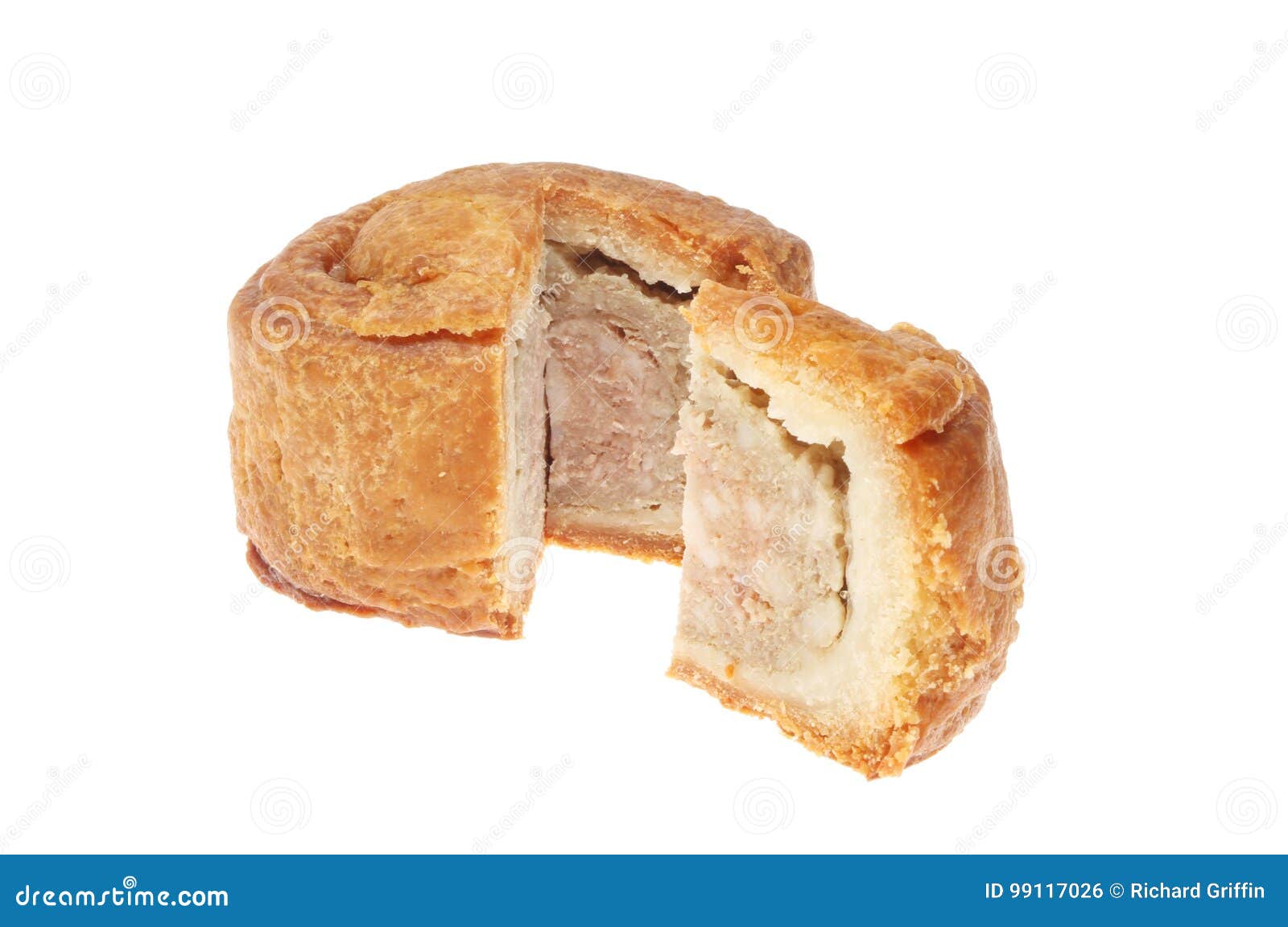 Pork pie section stock photo. Image of meat, pastry, filling - 99117026