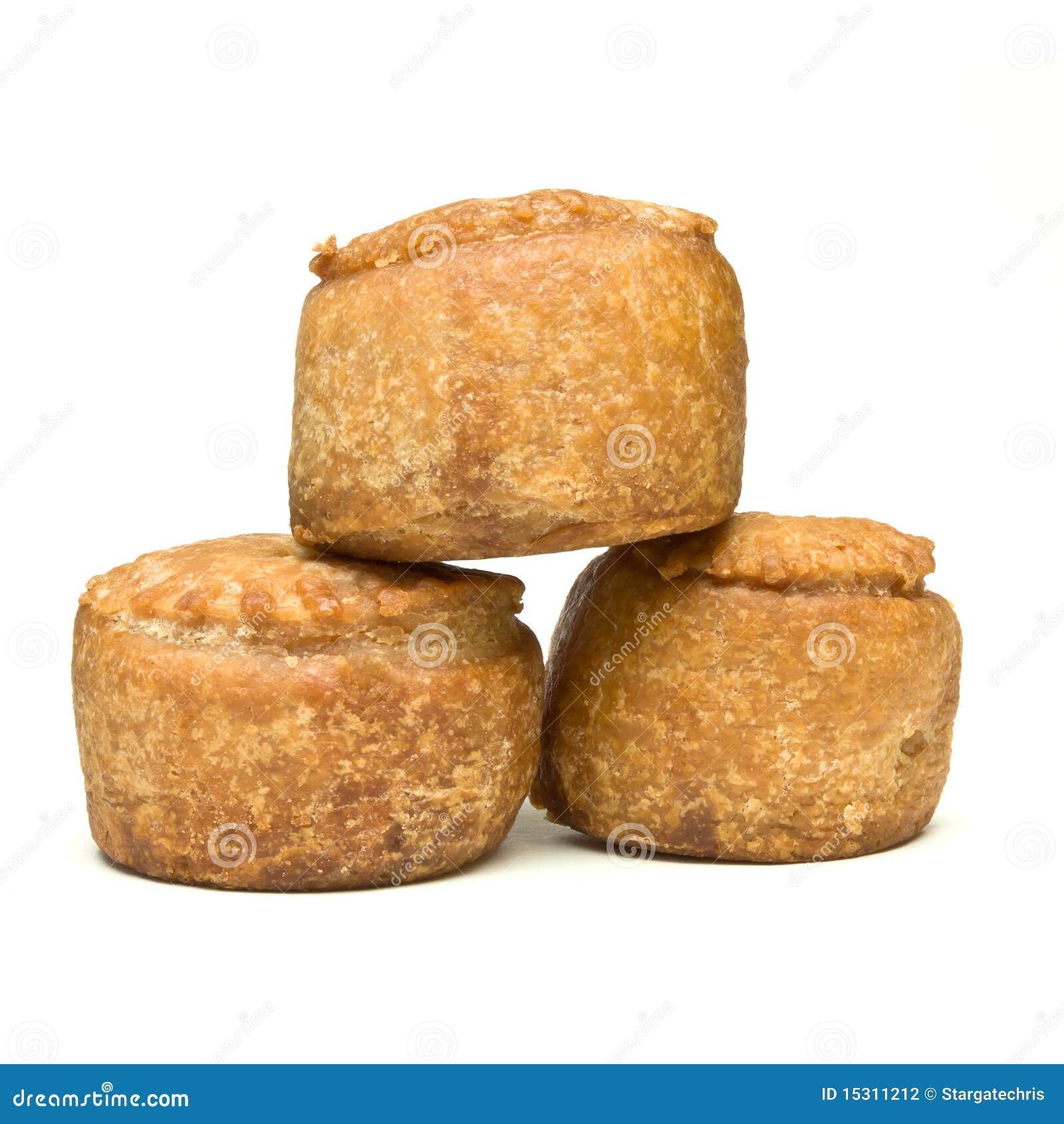 Pork Pie Stack stock photo. Image of pile, dinner, food - 15311212