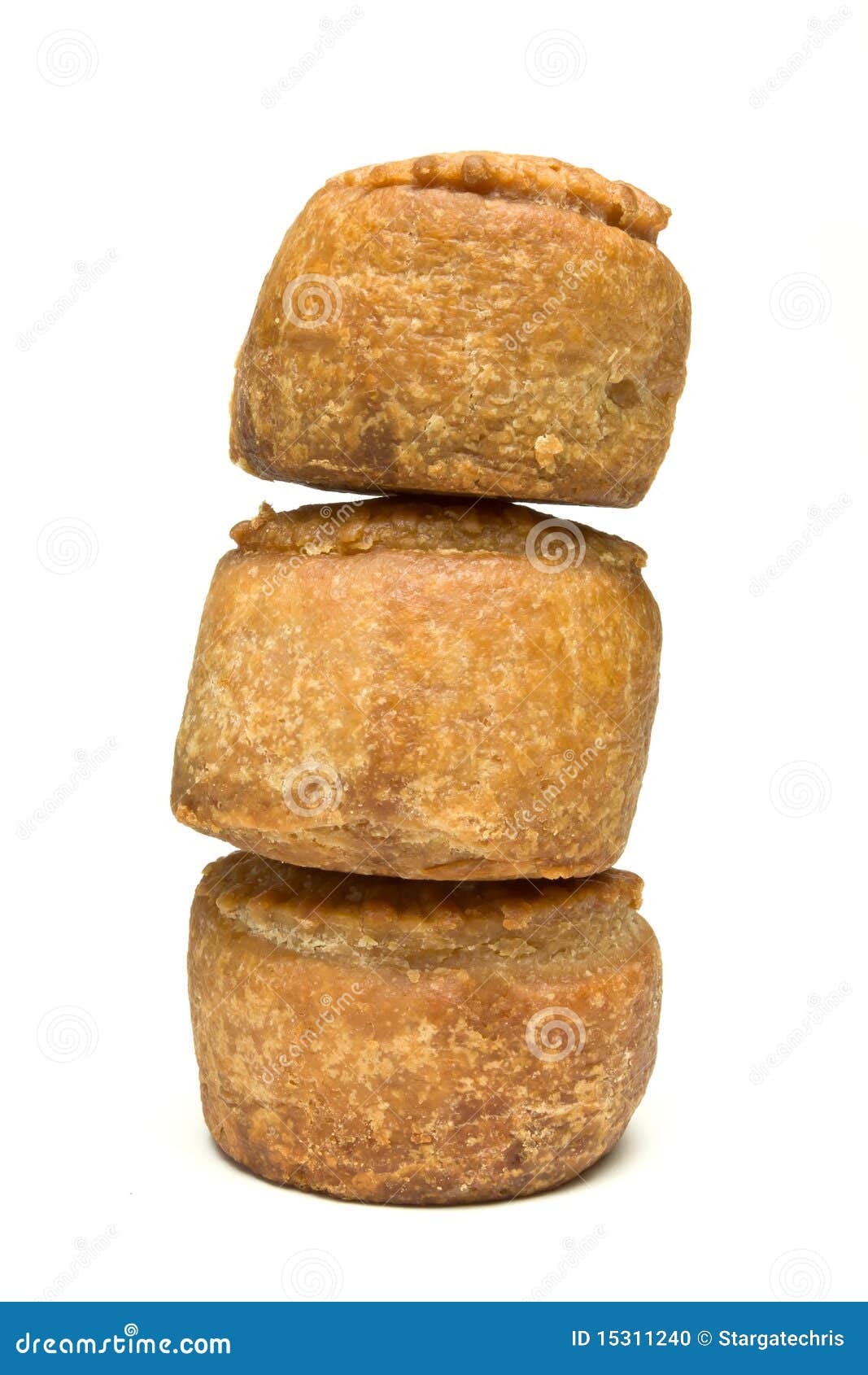Pork Pie Stack stock photo. Image of background, lunch - 15311240