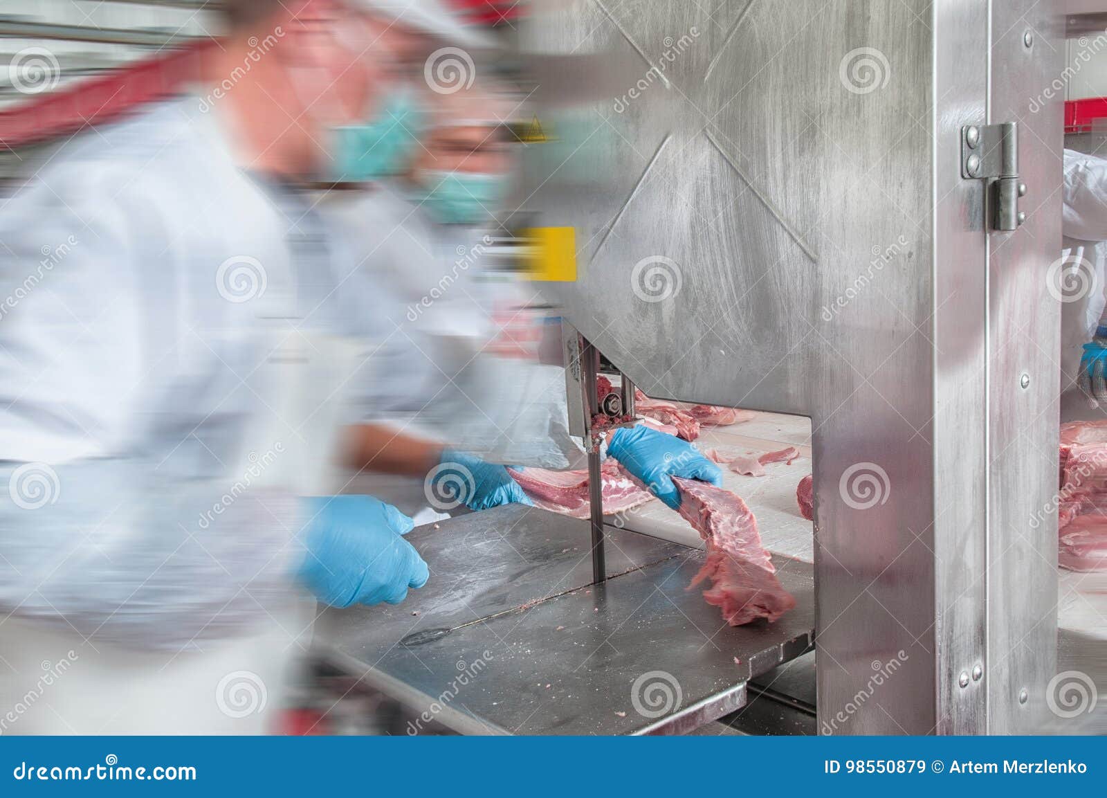 Pork Processing Meat Food Industry Stock Image - Image of body ...