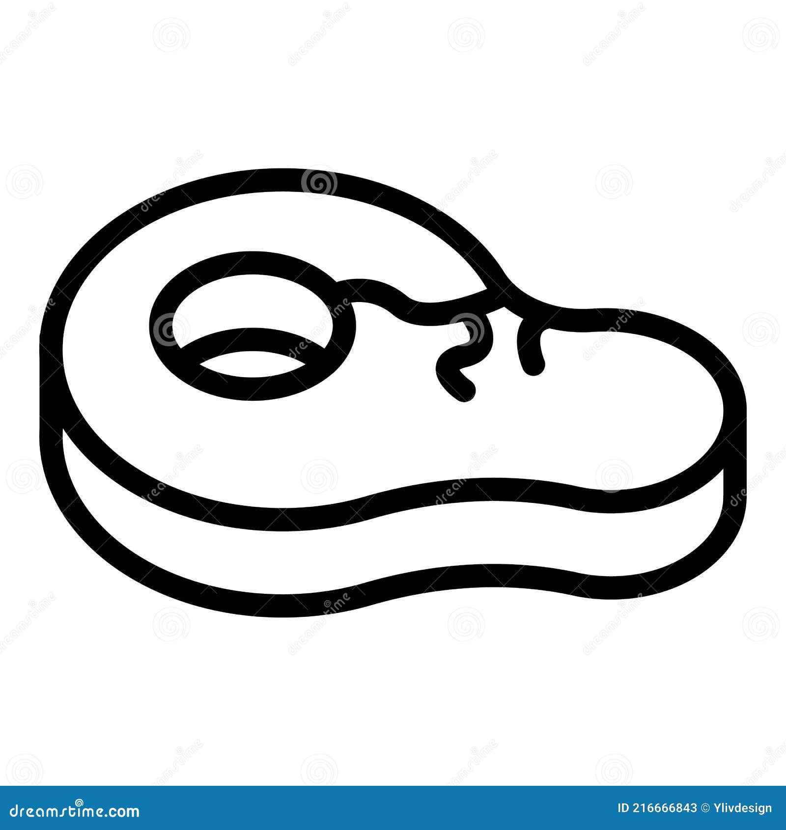 Pork Protein Icon, Outline Style Stock Vector - Illustration of cooking ...