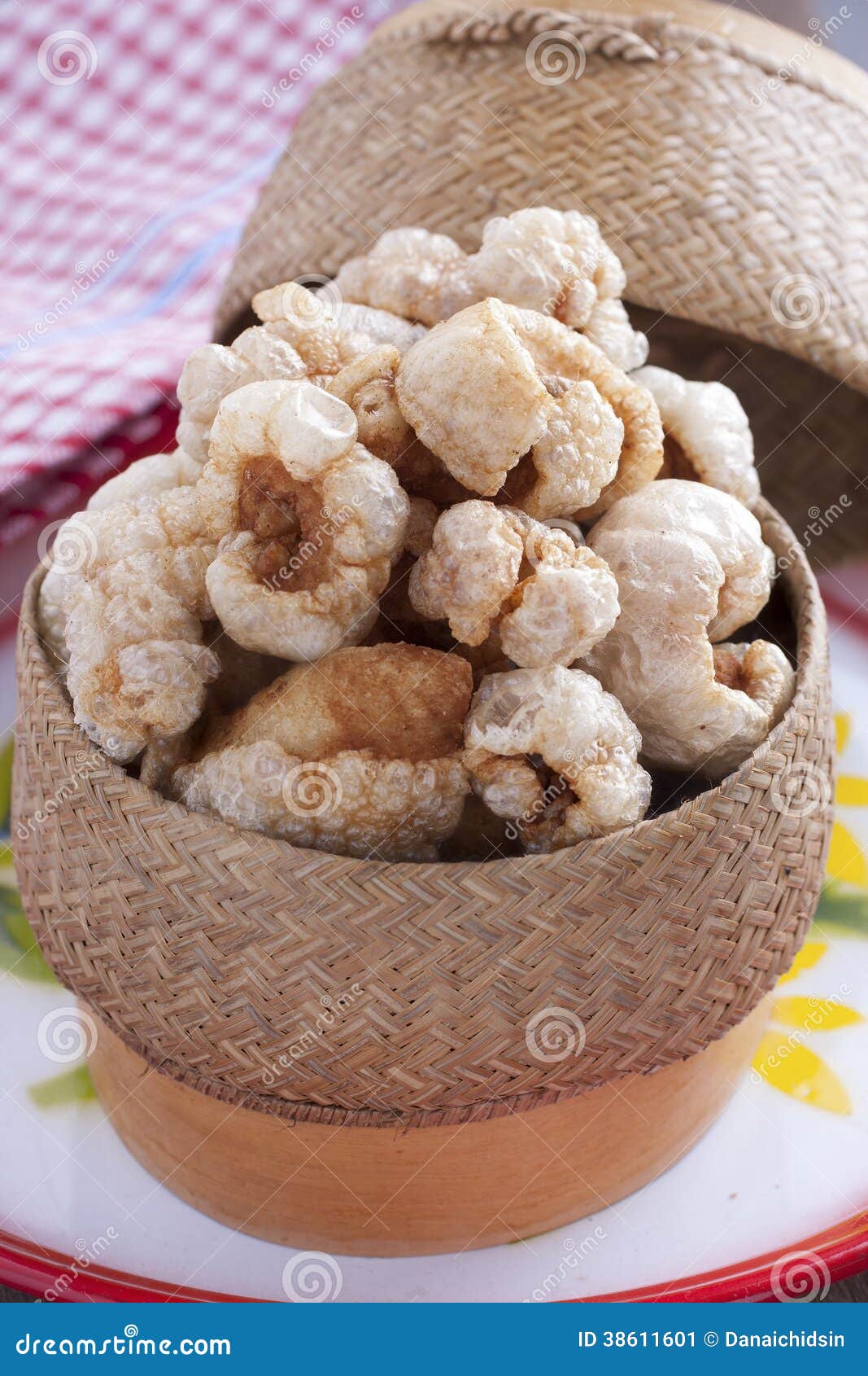 Pork rind stock image. Image of asia, cuisine, asian - 38611601