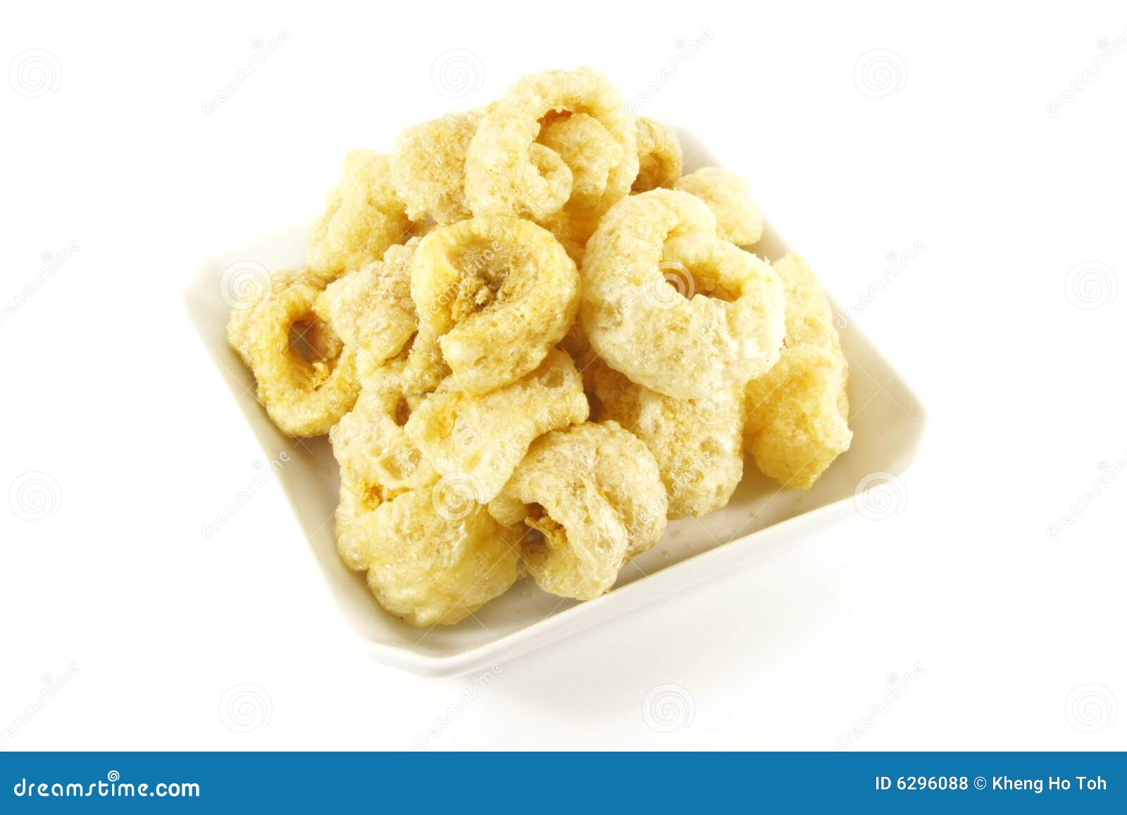 Pork Rinds stock photo. Image of snack, crispy, junk, deep - 6296088