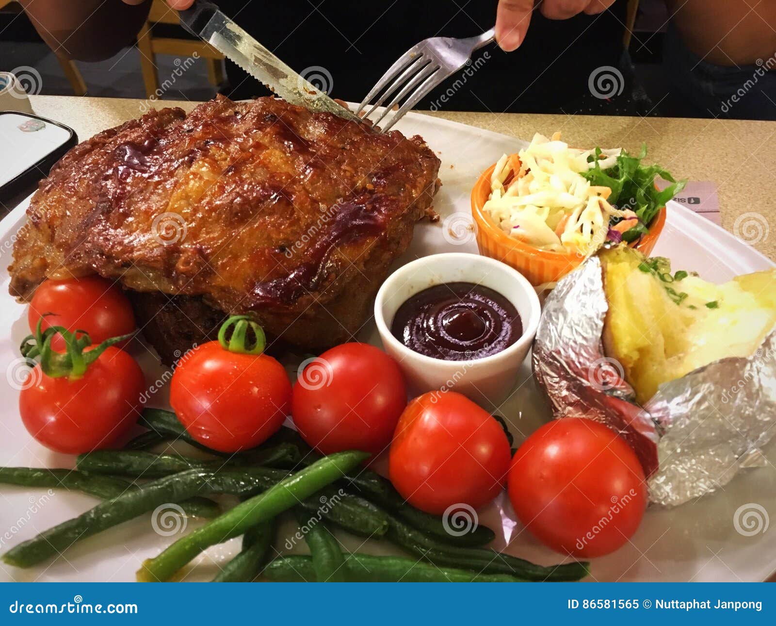 Pork rip steak stock image. Image of steak, pork, grilled - 86581565