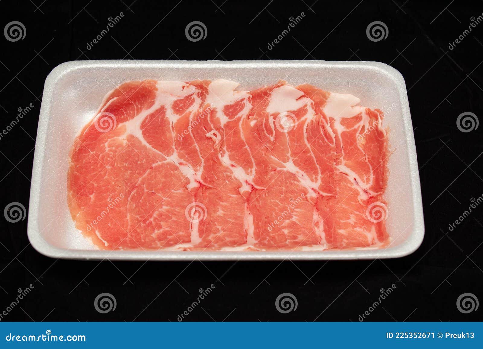 Pork of shabu stock image. Image of slice, restaurant - 225352671