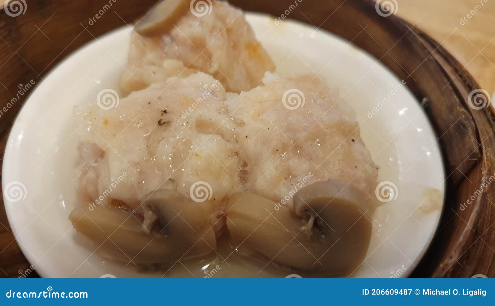 Pork Siomai with Mushroom for Lunch Meal Stock Image - Image of meal ...