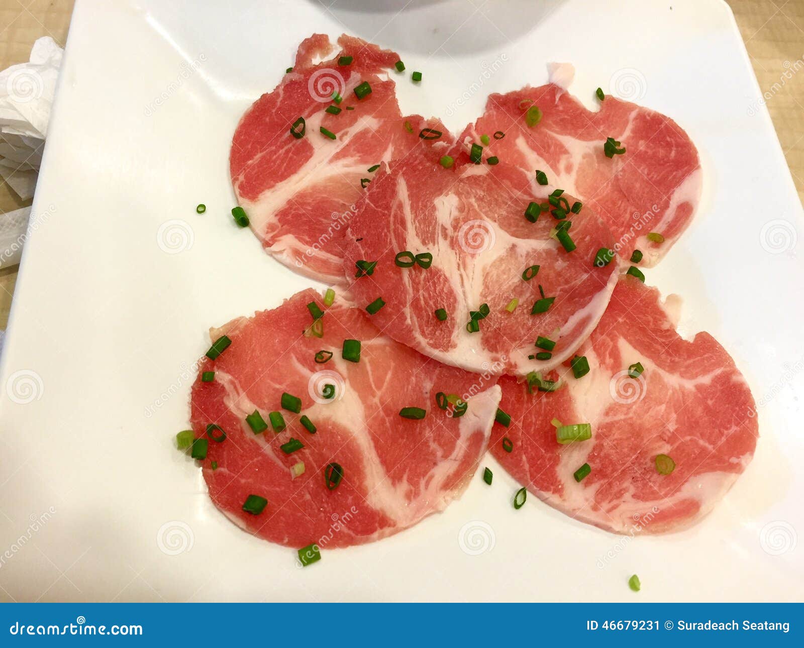 Pork slide stock image. Image of dish, food, fresh, bacon - 46679231