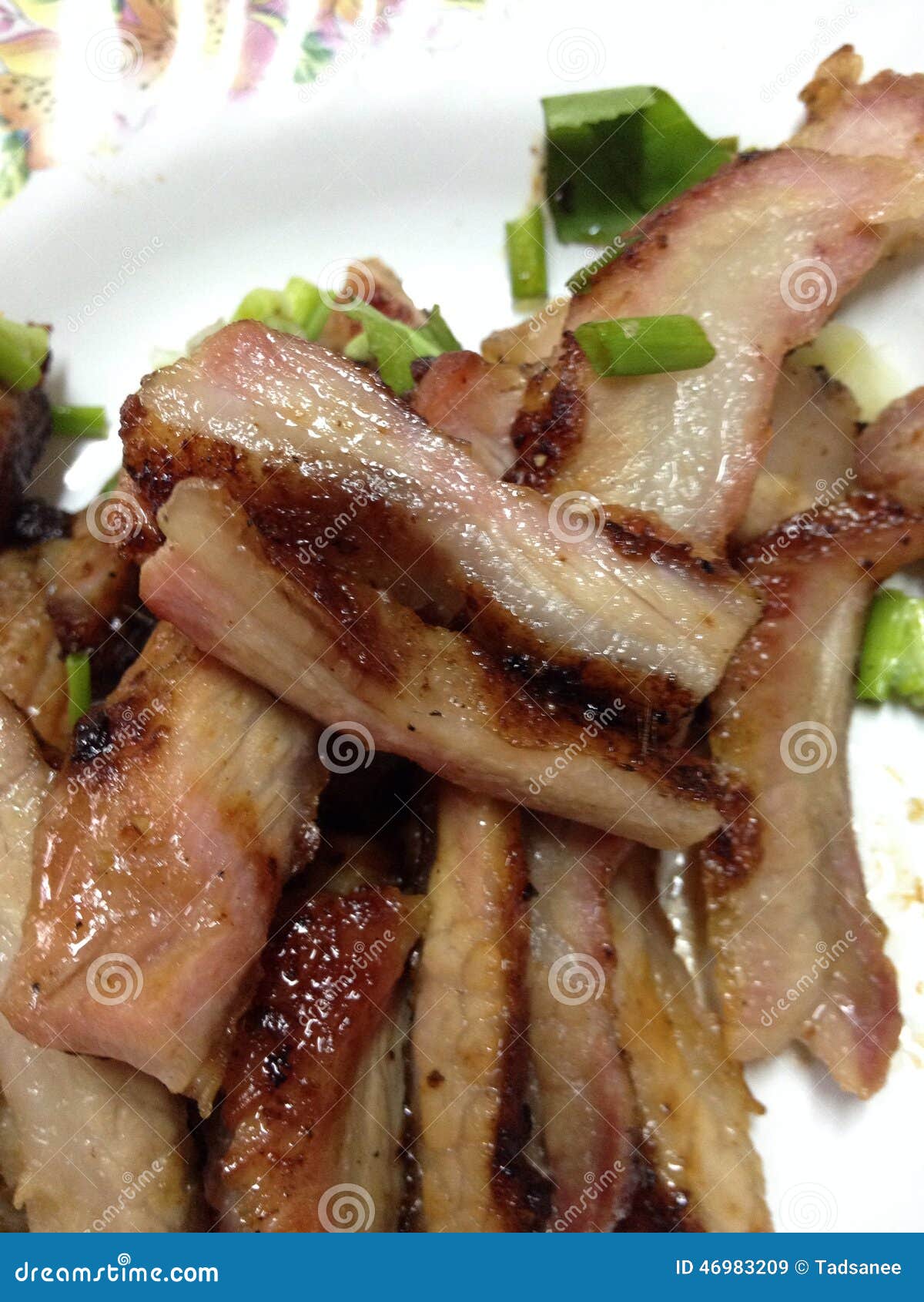 Pork stock image. Image of thailand, pork, steck, food - 46983209