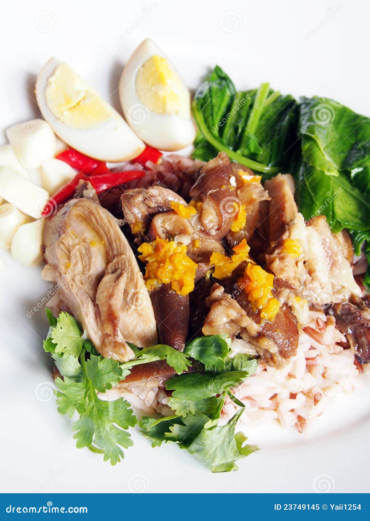 Pork stew with rice stock image. Image of menu, cook - 23749145