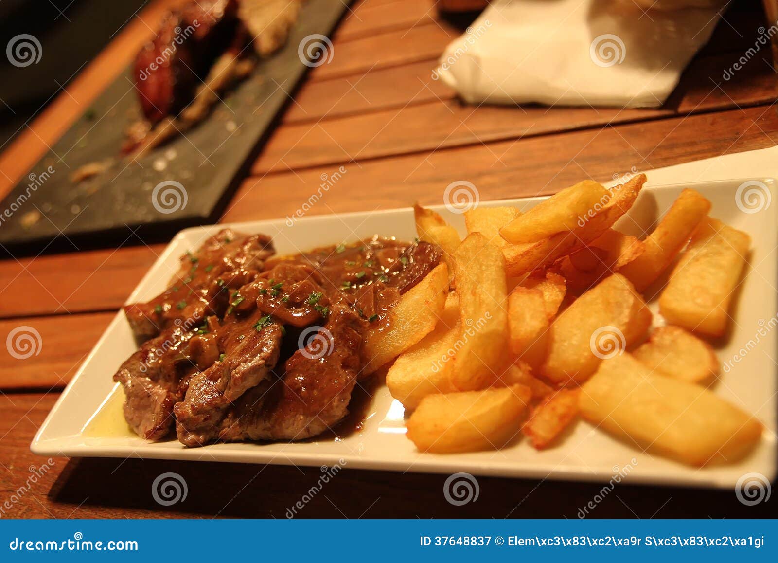 Pork Tapas Served on a Tile Stock Image - Image of dish, gastronomy ...