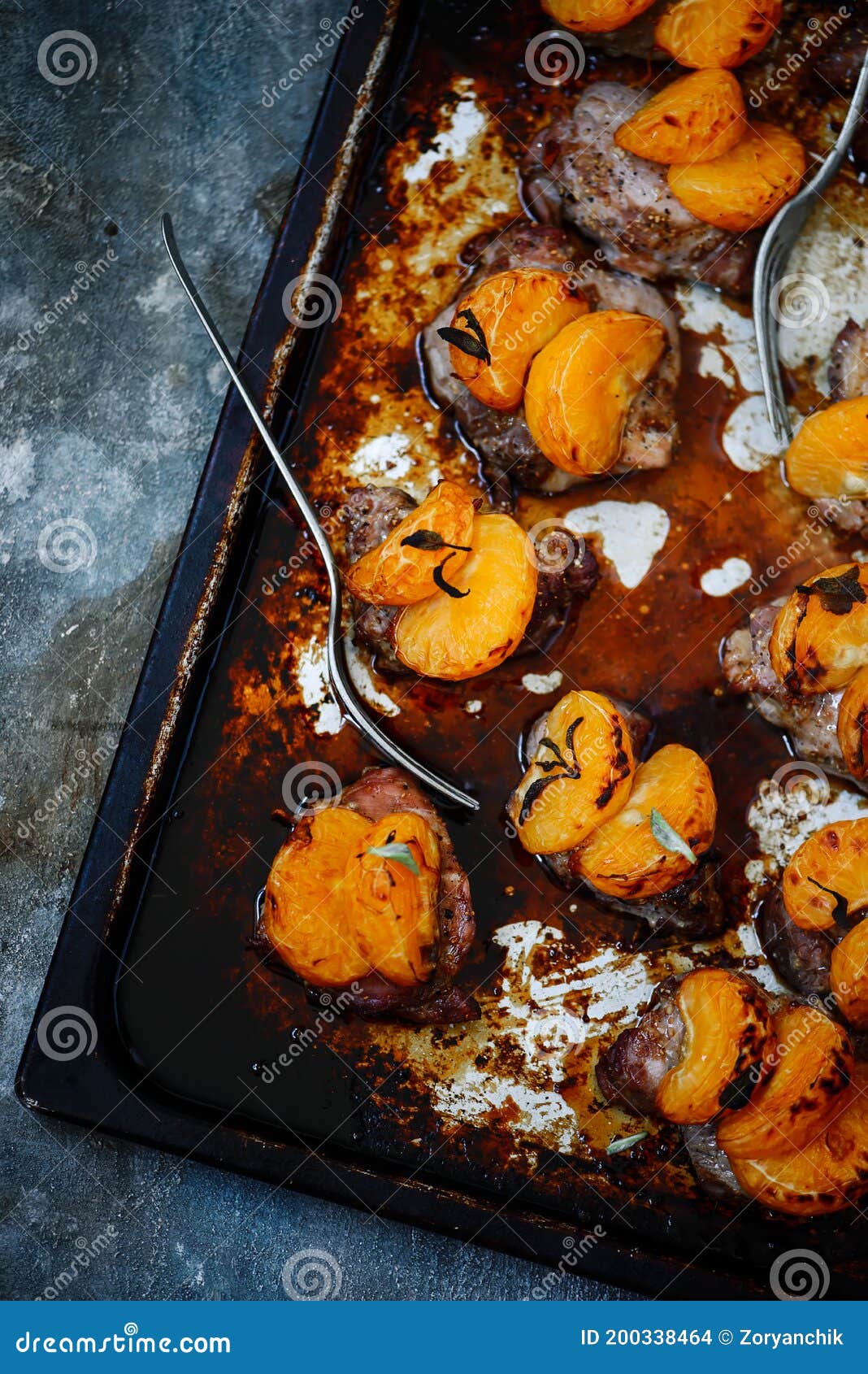 Pork Tenderloin with Raspberry Sauce Stock Photo - Image of food ...
