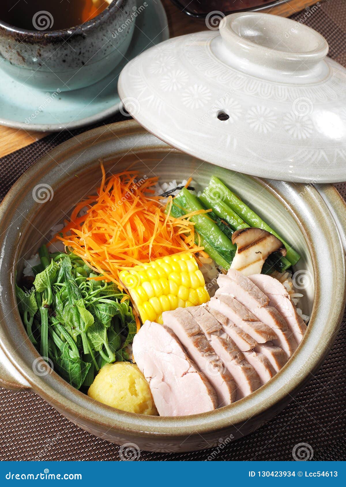 Pork set menu stock photo. Image of food, taiwan, meal - 130423934