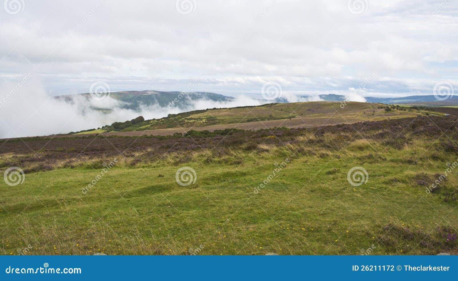 Porlock Hill View Down into Minehead Stock Photo - Image of minehead ...