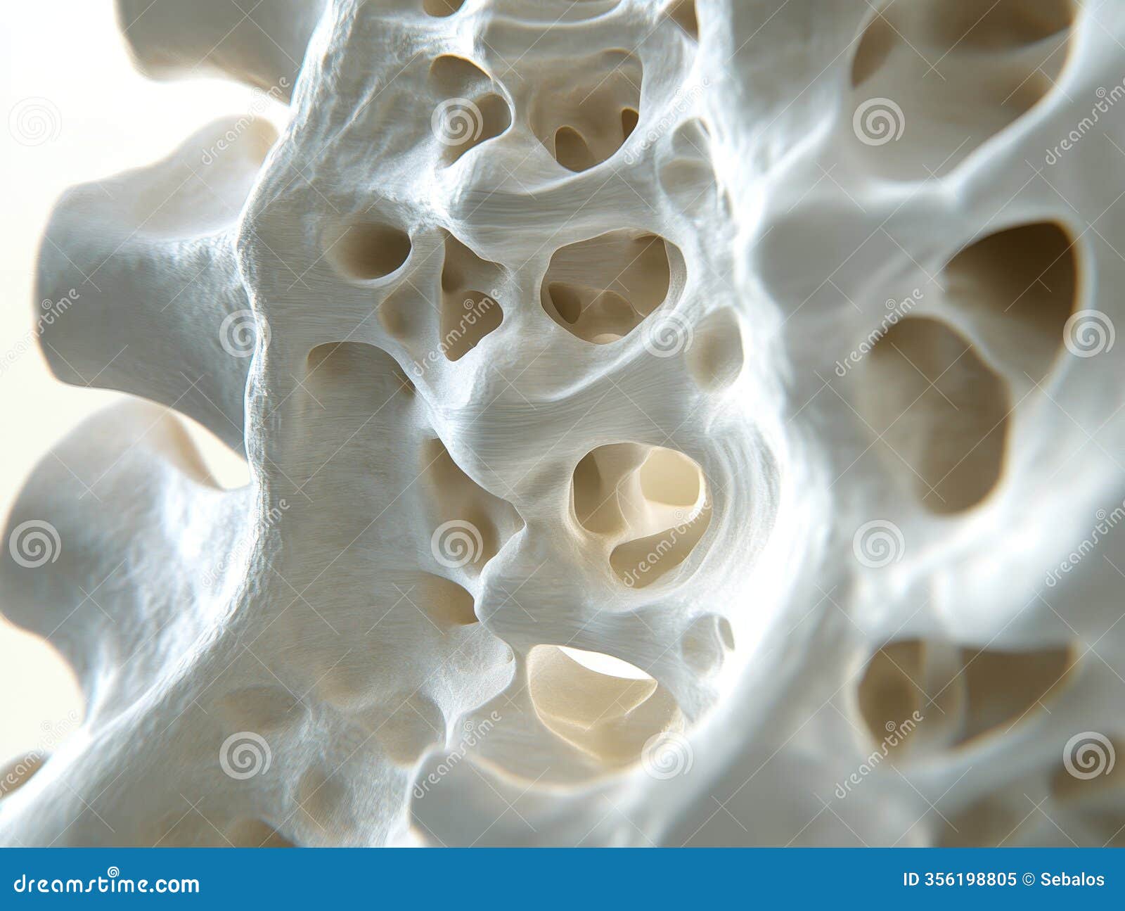 Porous Bone Structure, Revealing Internal Architecture Stock ...
