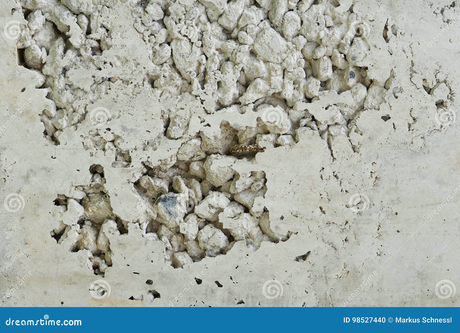 Porous concrete wall stock photo. Image of gray, lost - 98527440