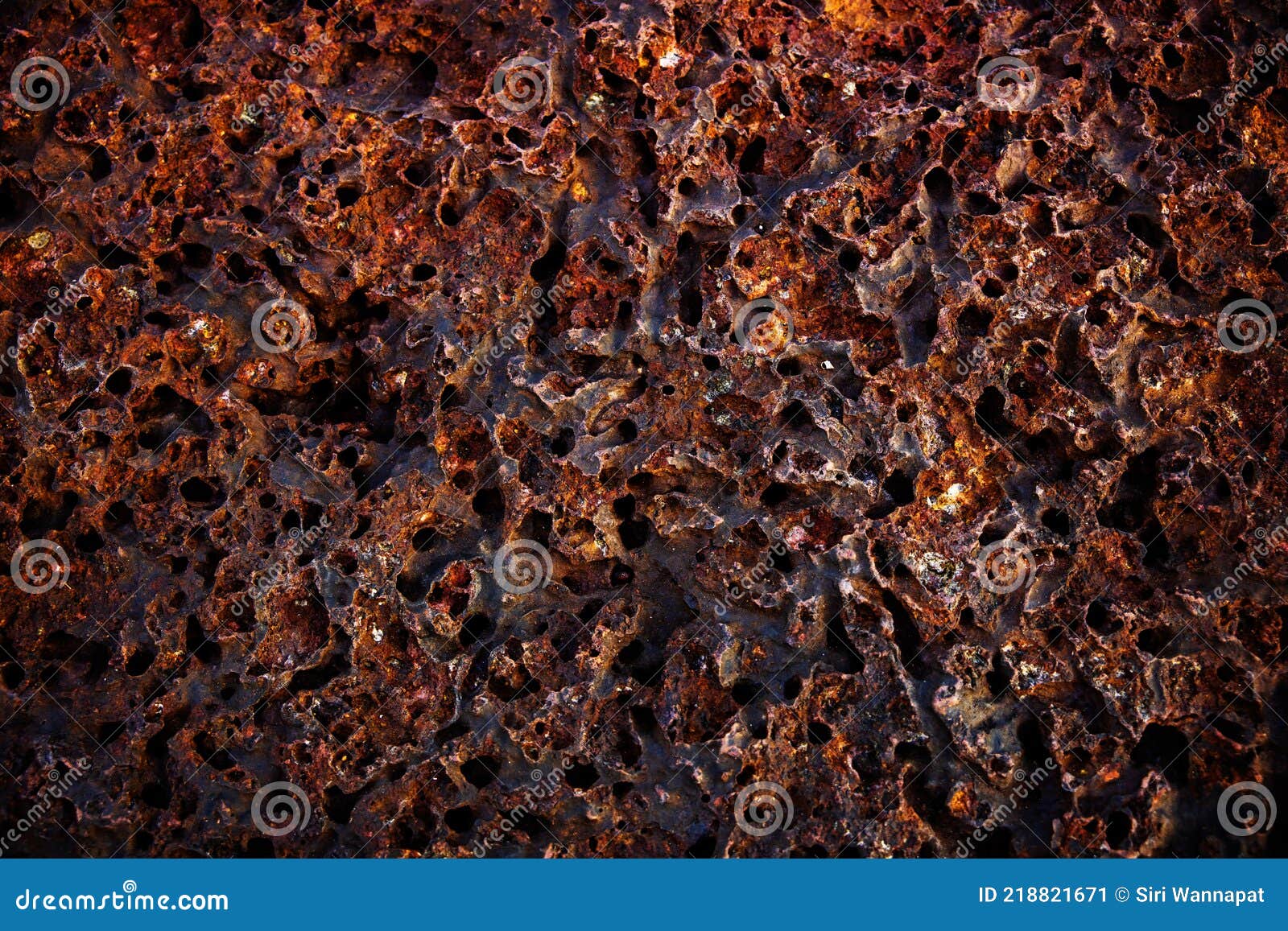 Porous Rock Sandstone Texture Background. Surface of Stone by the ...