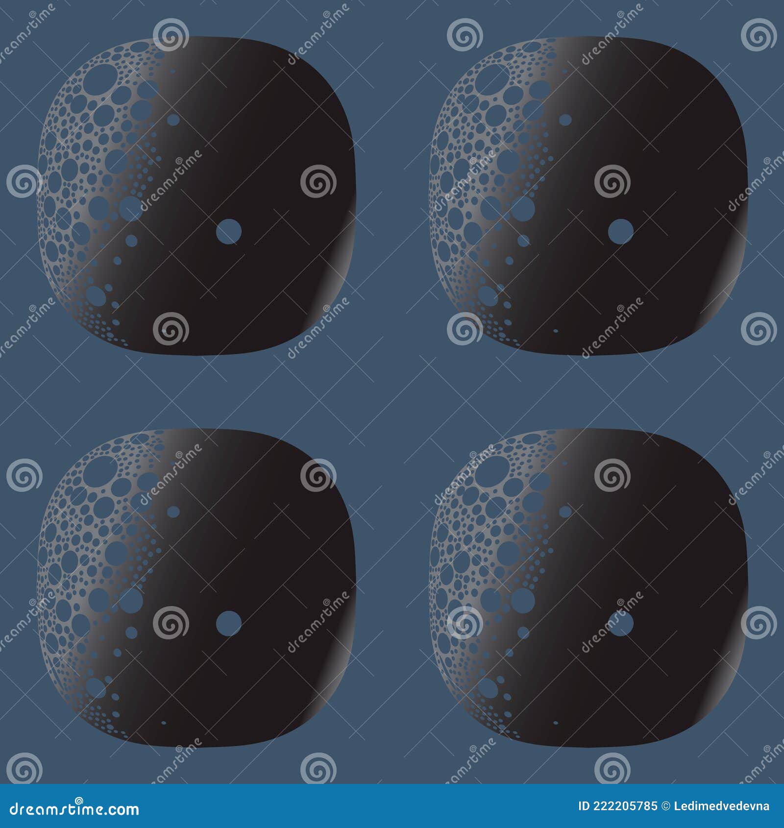 Porous Stones Seamless Pattern. Abstraction Stock Vector - Illustration ...