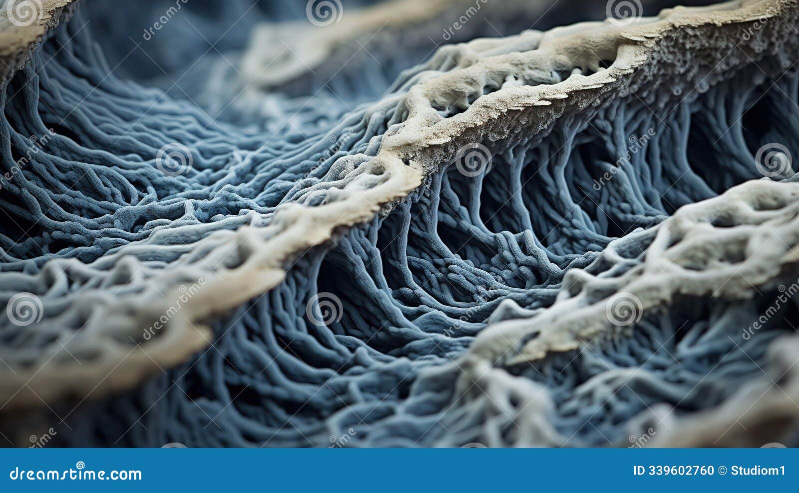 The Porous Structure. Metal, Plastic Or Thread Lattice Structure ...