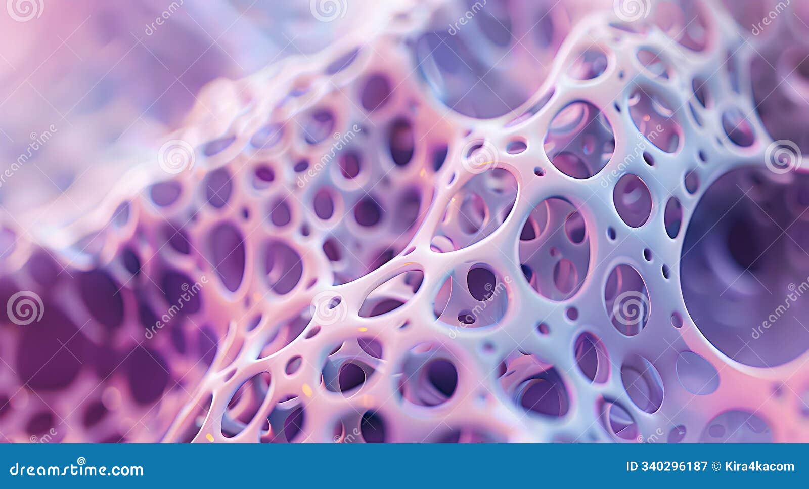 Porous Surface. an Intricate Abstract 3D Honeycomb Structure Showcasing ...