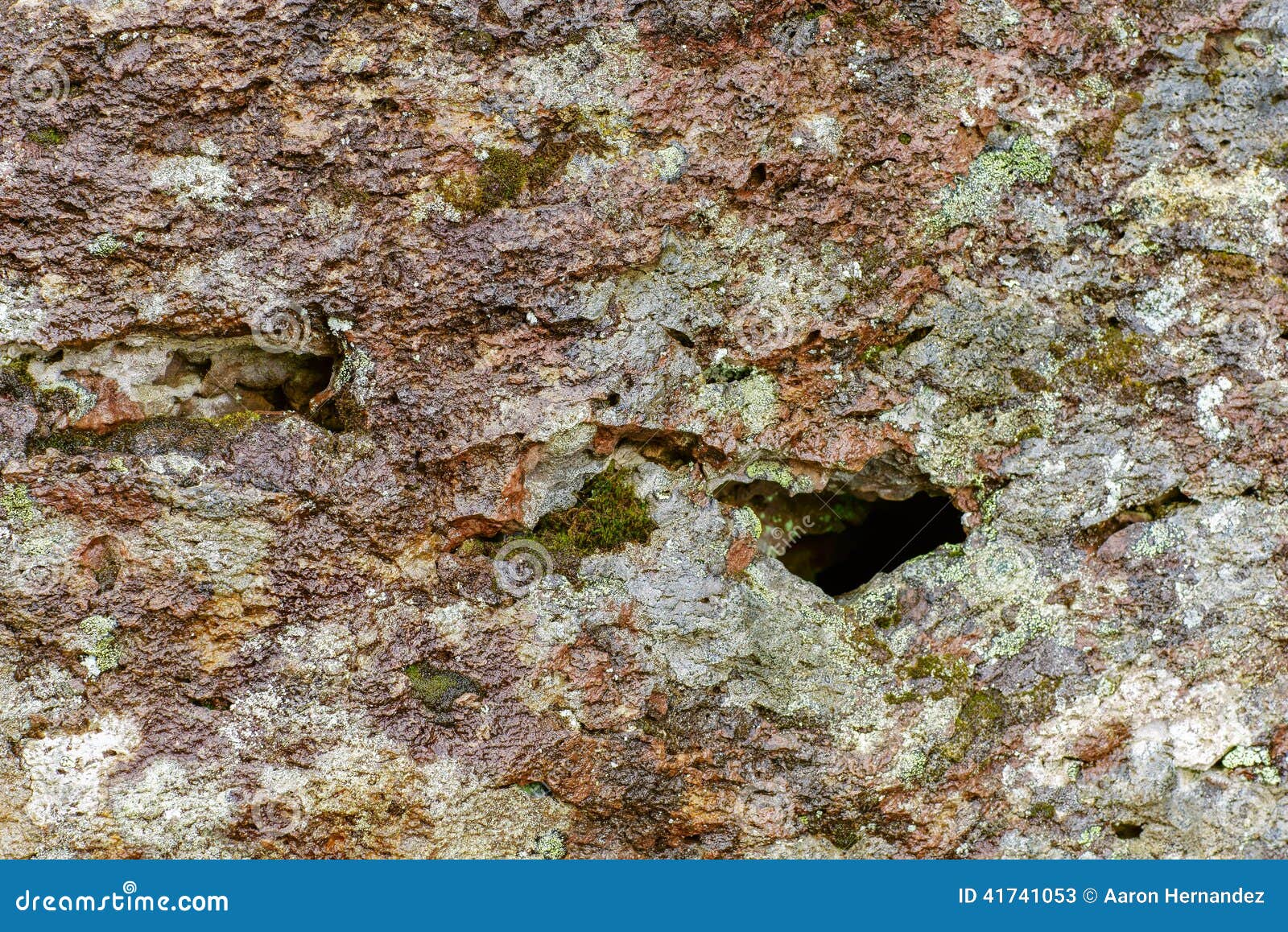 Porous Volcanic Boulder Background Stock Image - Image of ...
