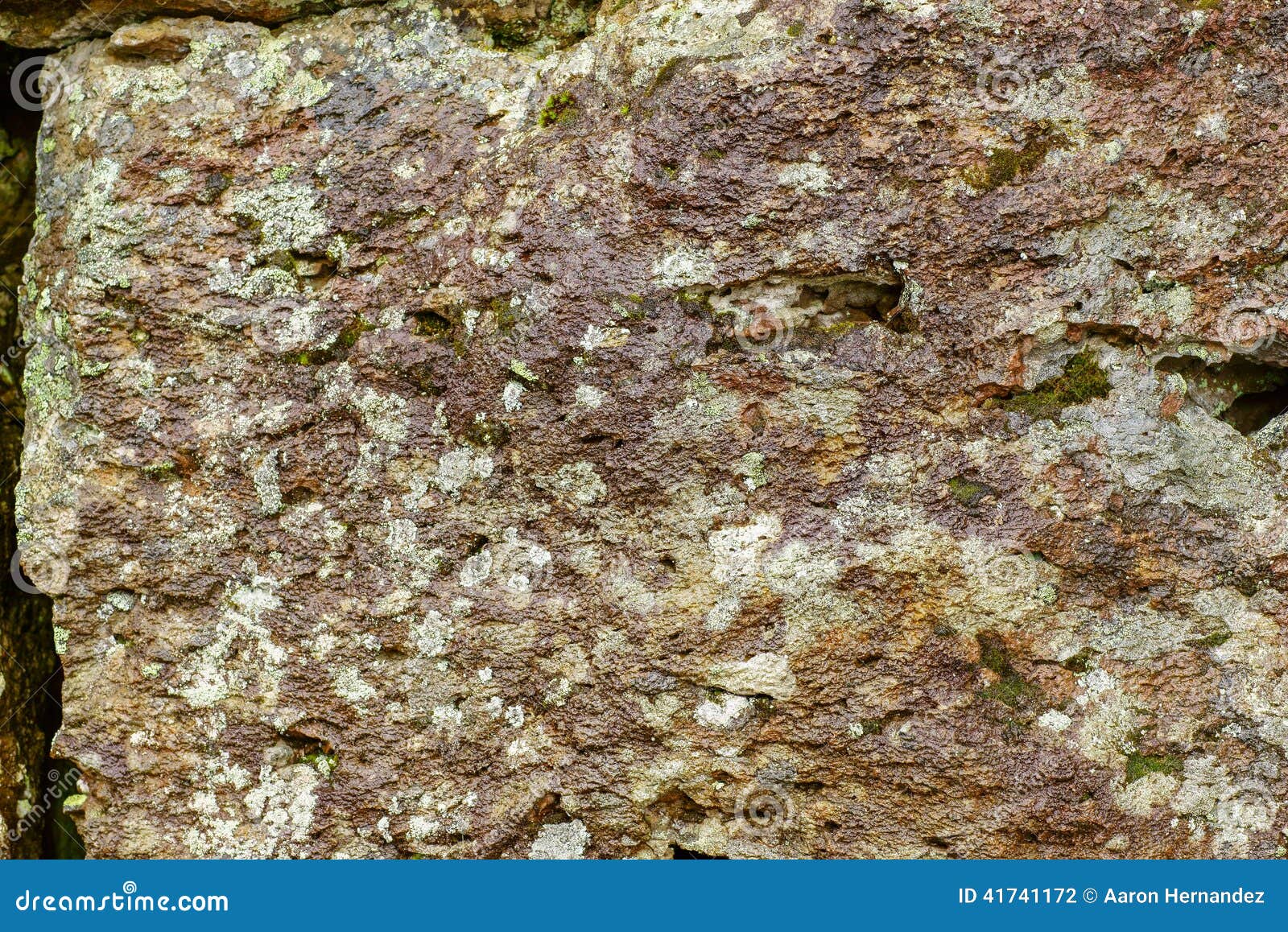 Porous Volcanic Boulder Background Stock Photo - Image of moss, porous ...