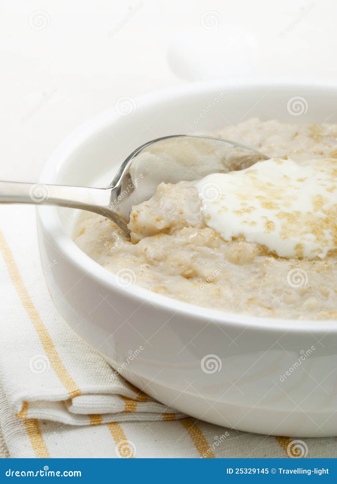 Porridge stock image. Image of berakfast, carbohydrate - 25329145