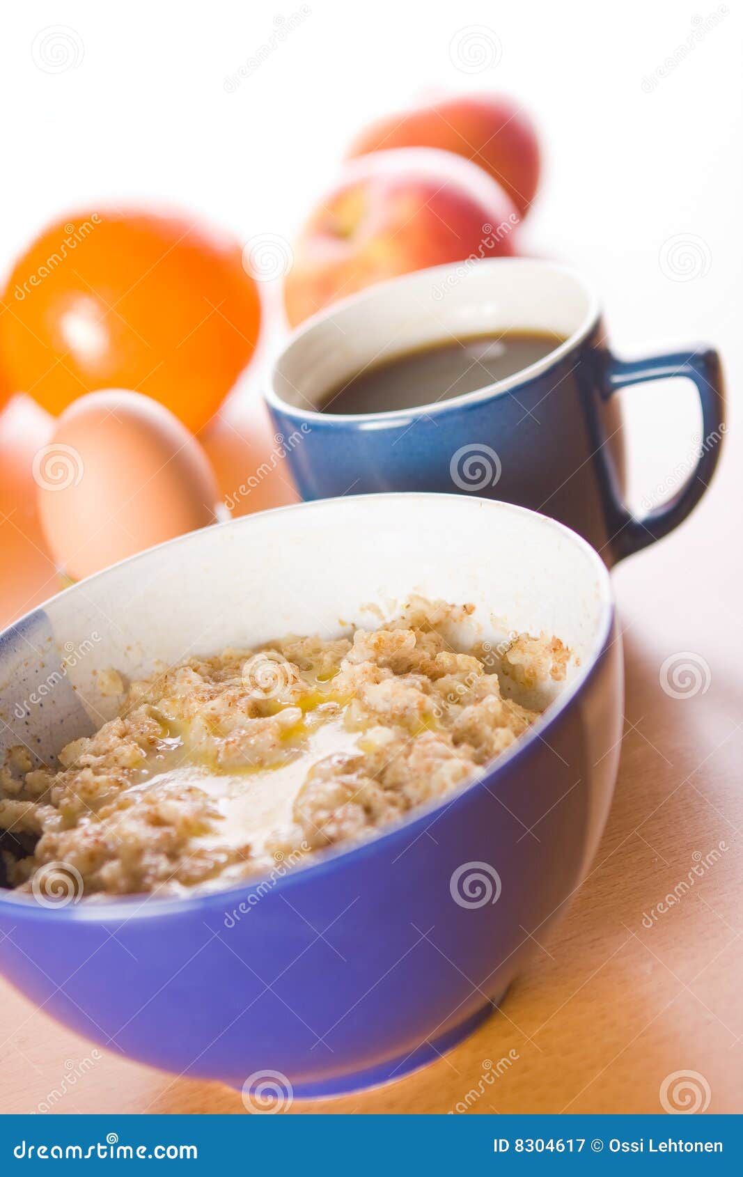 Porridge stock image. Image of coffee, brown, oatmeal - 8304617