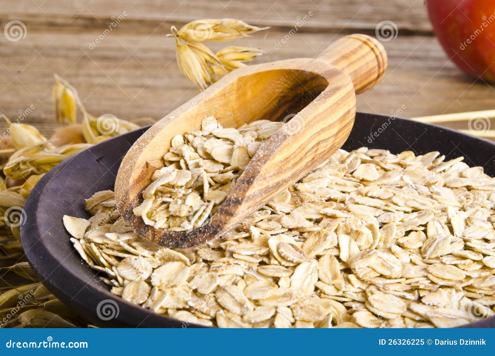 Porridge oats stock image. Image of food, diet, muesli - 26326225