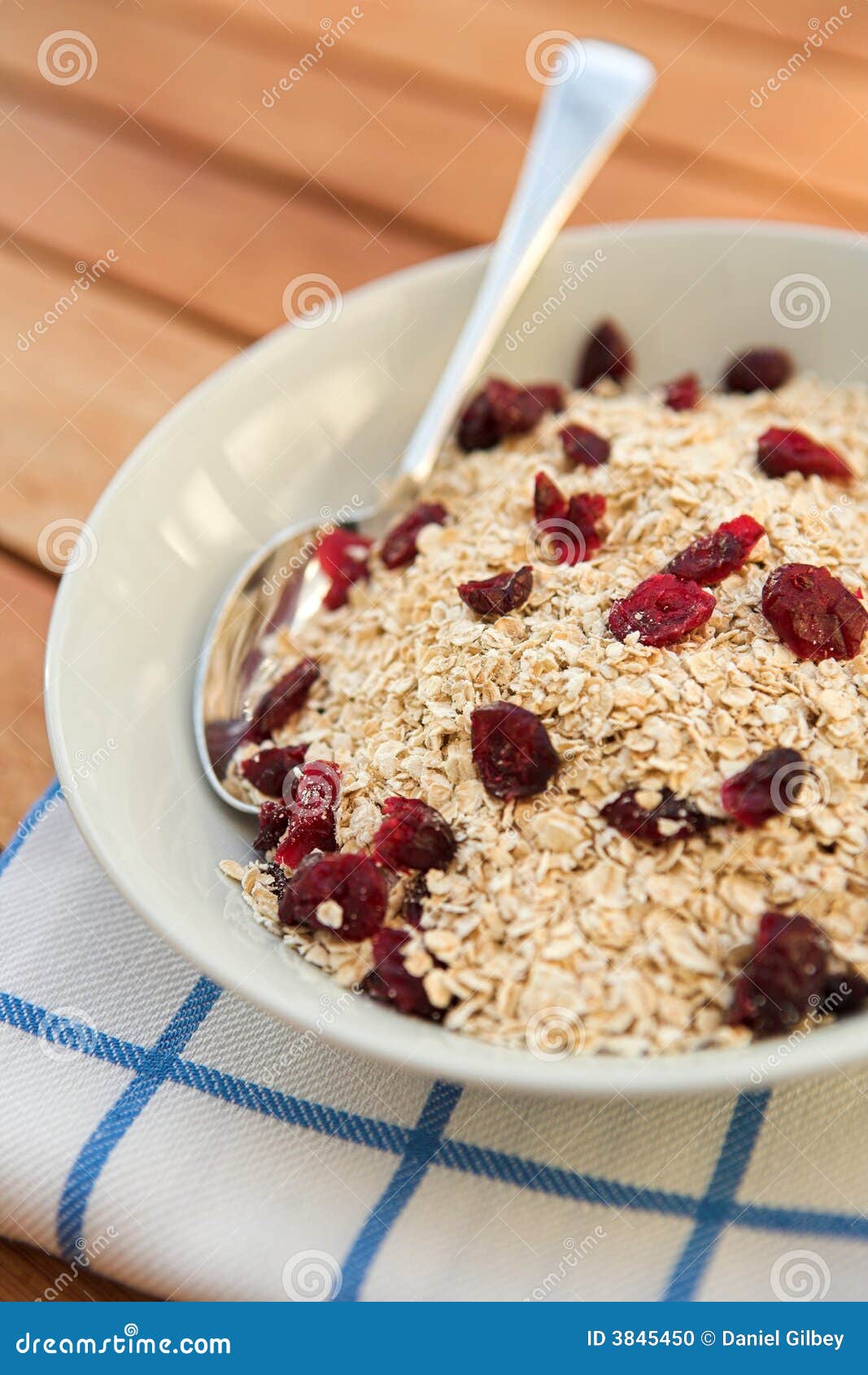 Porridge Oats & Dried Cranberries Stock Photo - Image of health, banana ...