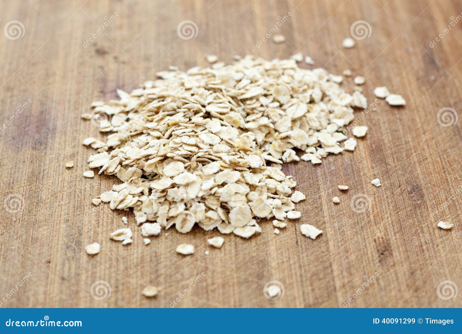 Porridge oats stock image. Image of grain, oatmeal, texture - 40091299