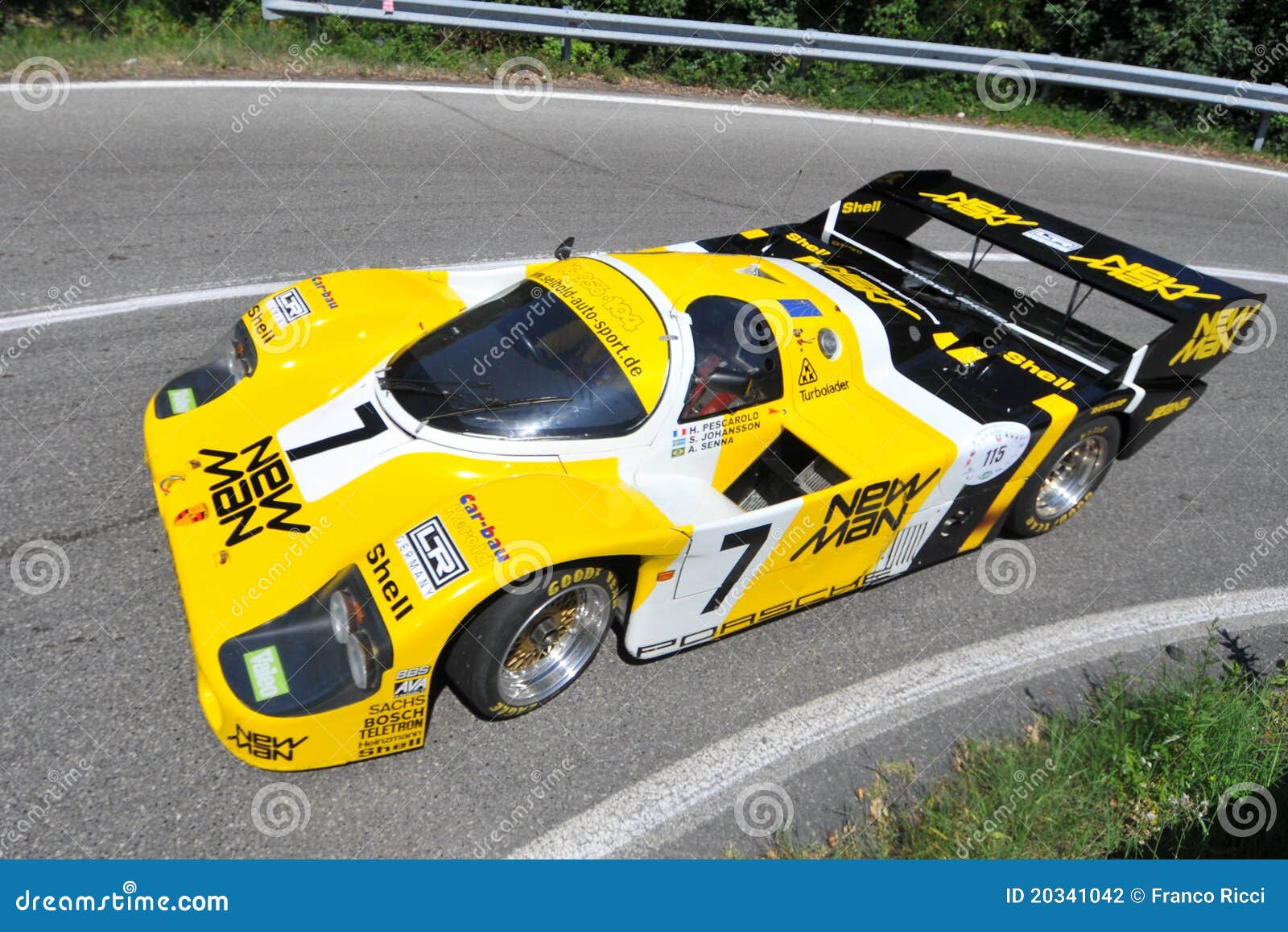 Porsche 956 -1983 -Vernasca Silver Flag 2011 Editorial Photography ...
