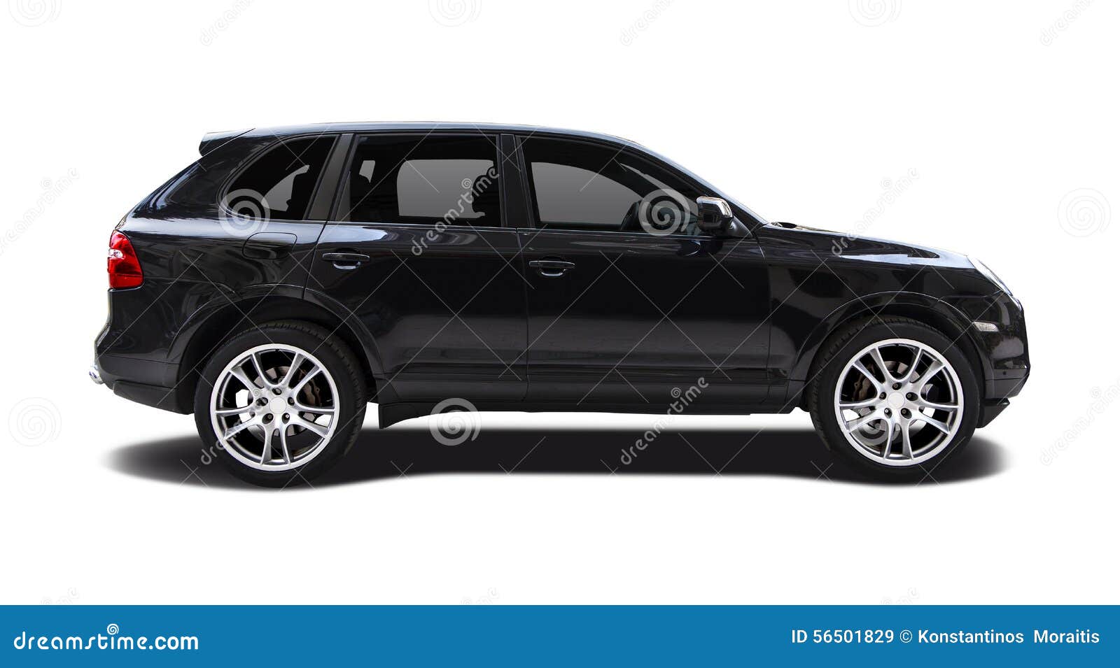 Porsche Cayenne side view editorial stock image. Image of isolated ...