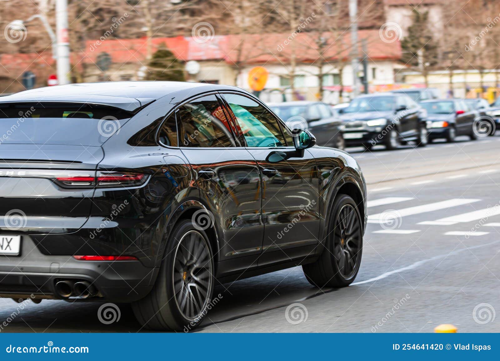 Porsche Luxury Car in Traffic in Bucharest, Romania, 2022 Editorial ...