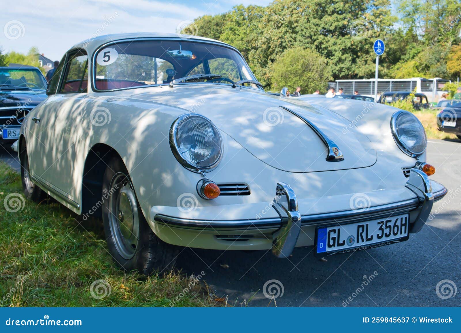Porsche 356, classic car editorial photography. Image of design - 259845637