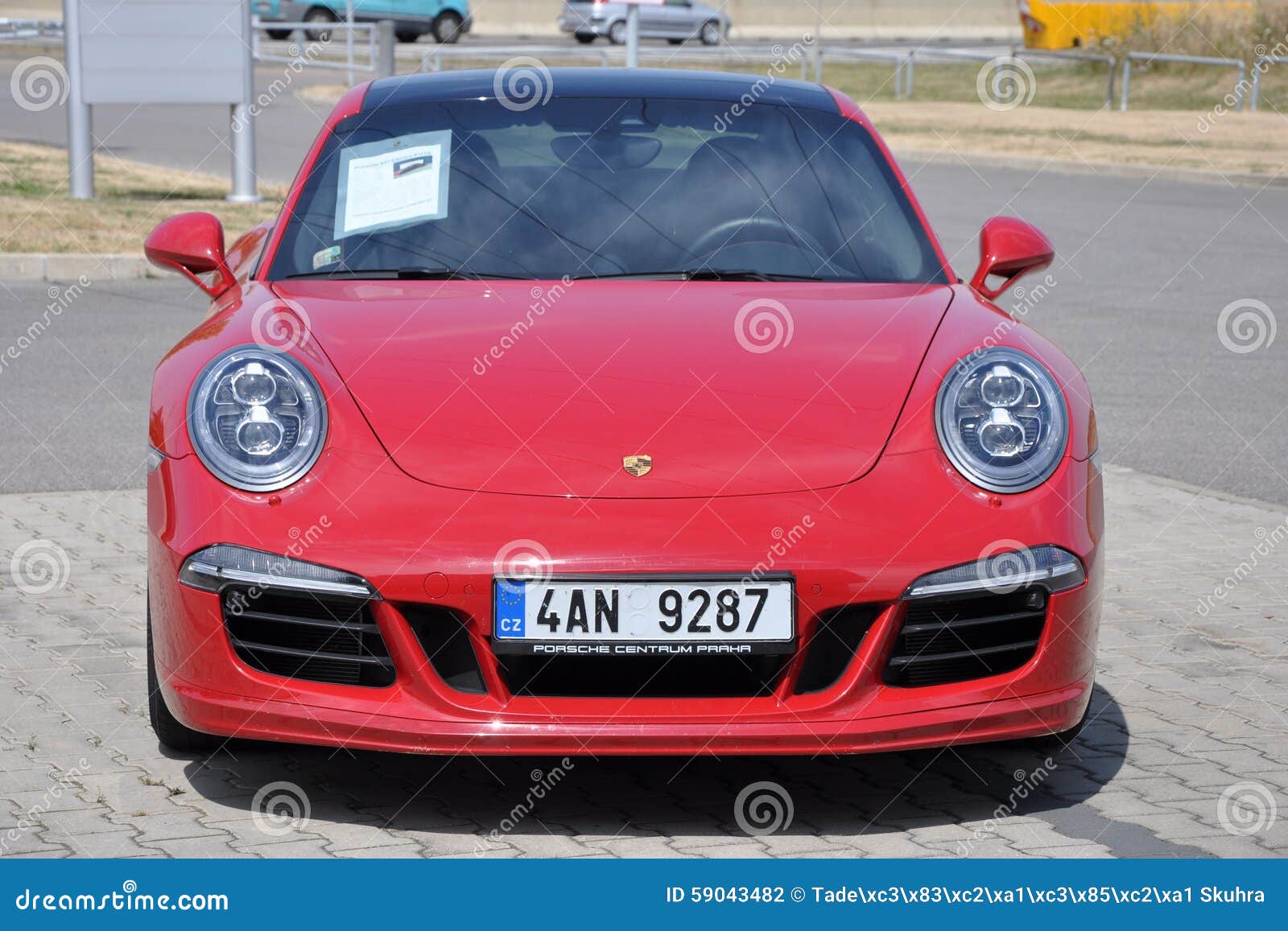 Porsche Rouge 911 Carrera 4 GTS Photographie éditorial - Image du ...