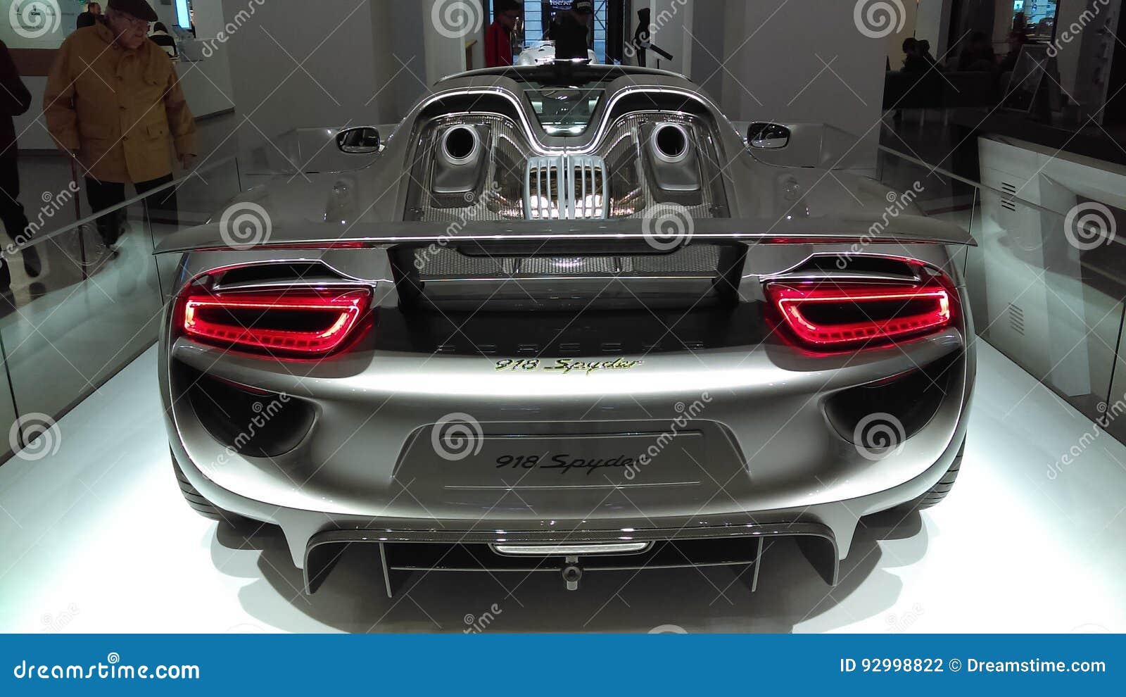Back Of 918 Spyder At The Porsche Museum Editorial Photo ...