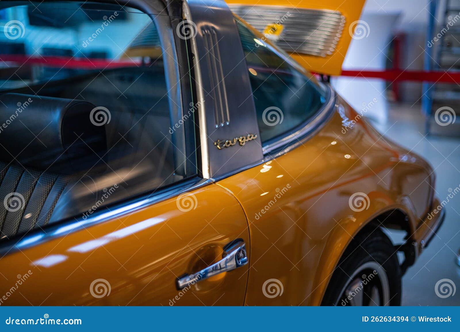Porsche 911 Targa Oldtimer Iconic Car in a Showroom Editorial Stock ...